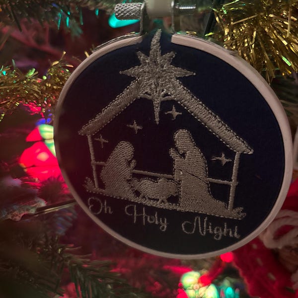 Nativity Fill Stitch - Machine Embroidery Design, Embroidery Patterns ...