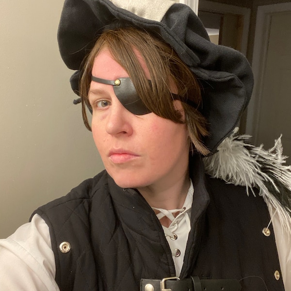 Viking Inspired Leather Eyepatch - Etsy