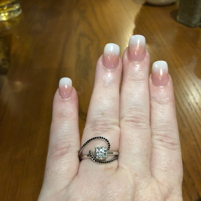 Long Finger Ring Statement Ring Sterling Silver Rose Gold - Etsy Hong Kong