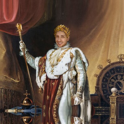 Custom Royal Portrait for Him, Historical Portrait, Renaissance ...