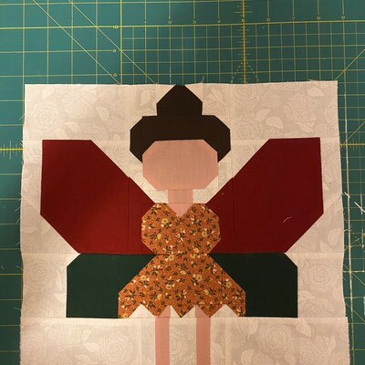 Fairy Quilt Block PDF Instant Download Quilt Pattern 6 Inch and 12 Inch ...