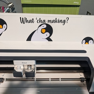 Whatcha Making Penguin SVG - Etsy
