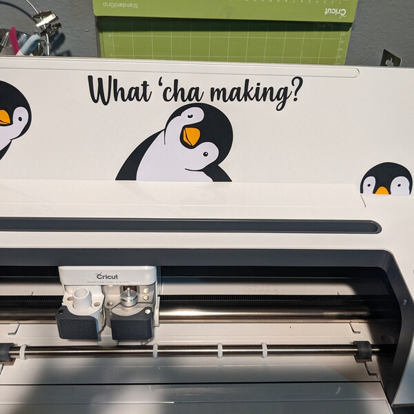 Whatcha Making Penguin SVG - Etsy
