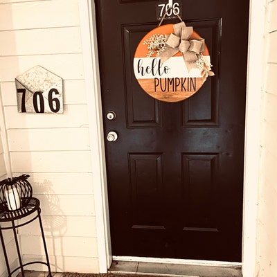 Fall Door Hanger Give Thanks Door Sign Thanksgiving Wreath - Etsy
