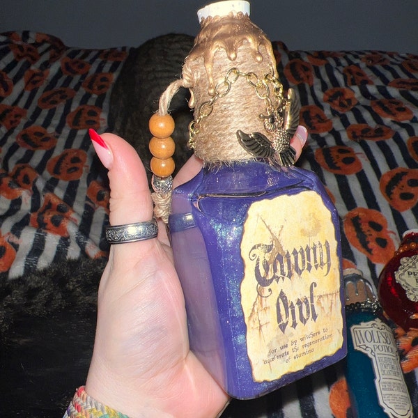 The Witcher TAWNY OWL Decorative Interactive Magic Potion Bottle With ...
