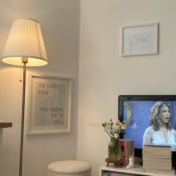 AUGUST Taylor Swift Poster to Live for the Hope of It All Song Lyric ...