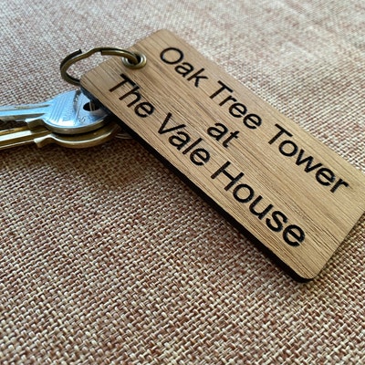 Quality Personalised Key Fobs large Hotel-guesthouse-office-business ...