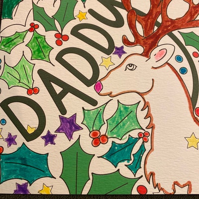 Lottie Simpson 'happy Birthday Mum' Floral Mini Card - Etsy