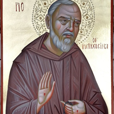 Saint Abigail Icon, St. Gobnait Icon, Deborah Religious Icon, Icon Hand ...