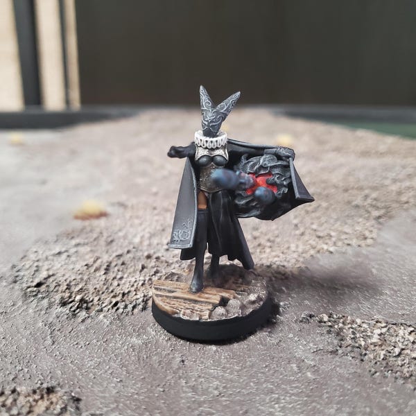 Jester Knight Miniature Inspired by Castellan Jerren From Elden Ring 3D ...