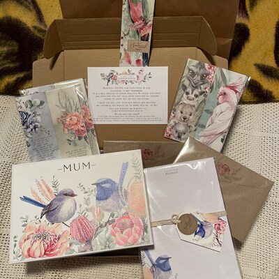 Personalised Writing Paper Set AUSTRALIAN ANIMALS Set of 20 Penpal Set ...