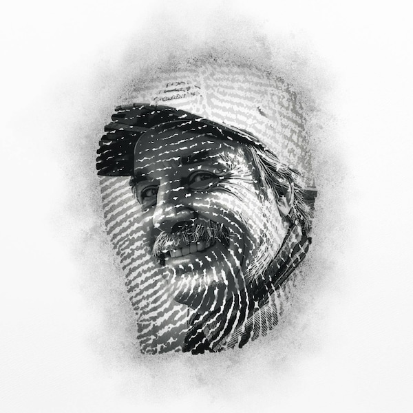 Custom Sketch Photo Fingerprint Portrait, Memorial Gift Picture, Loved ...
