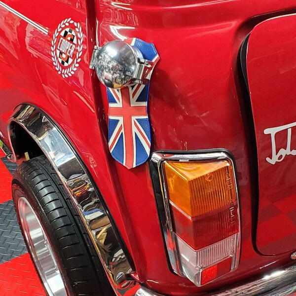 Jack Union Classic Austin Mini Cooper Petrol Fuel Petrol Bib Leather ...