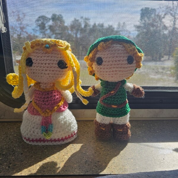 PDF: Zelda and Link Inspired Amigurumi Doll - Crochet Pattern by ...