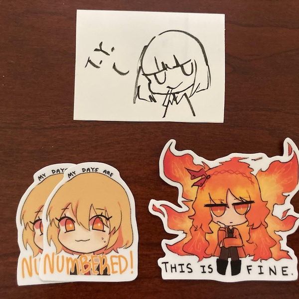 Limbus Company Vinyl Stickers: Silly Goofy Memes - Etsy