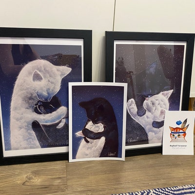 Holy Cat by Raphaël Digital Art Print - Etsy