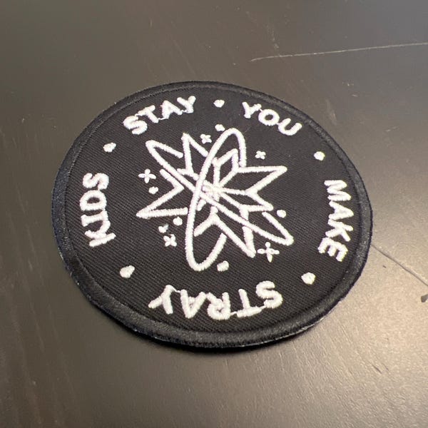 Glow in the Dark SKZ Compass Embroidered Iron on Patch. You Make Stray ...
