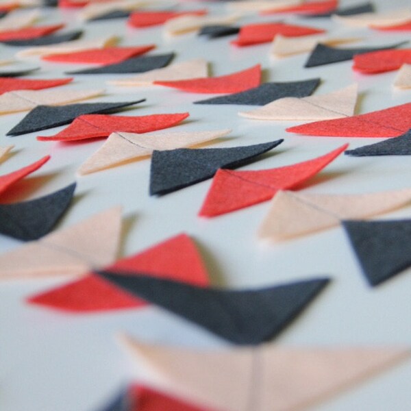Wool Felt in Color SALMON - 100% Wool Felt - Pure Wool Felt - Merino ...