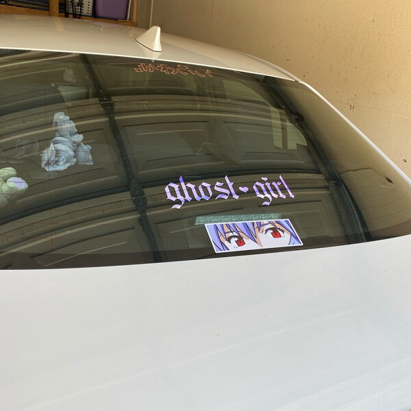 Ghost Girl JDM Kawaii Valentines Day Vinyl Car Decal - Etsy