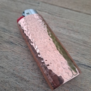 Handcrafted Pure Copper Lighter Cover With Hand Hammered Texture - Etsy