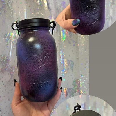 Black Race Car Traffic Light Mason Jar: Add on Soap Dispenser, Coin Jar ...