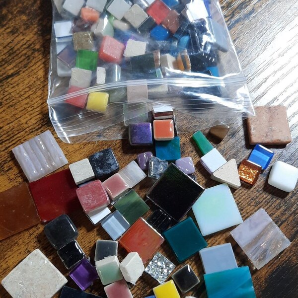 Destash Mosaic Tile Mix, Mixed Tile Pieces, Mosaic Supplies, Mixed ...