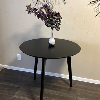 Orion 37 Inch Round Dining Table / True Scandinavian Contemporary From ...