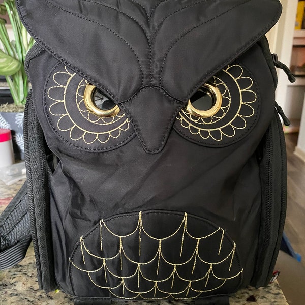 Owl Backpack - Water-repellent Design by Darling's - Medium Large - Etsy
