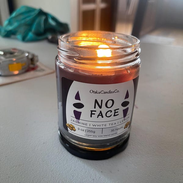 Gojo Candle | Anime Candle | Amber and Cologne 9 Oz Vegan Candle - Etsy