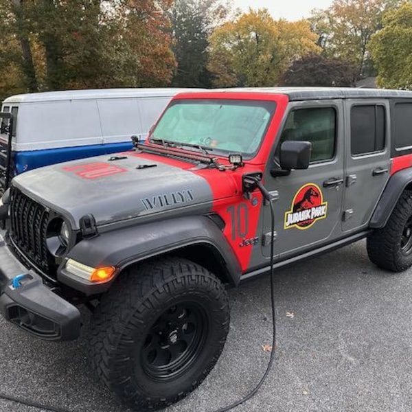 Custom 5 Piece Set Jurassic World Colored Dinosaur Compatible for Jeep ...