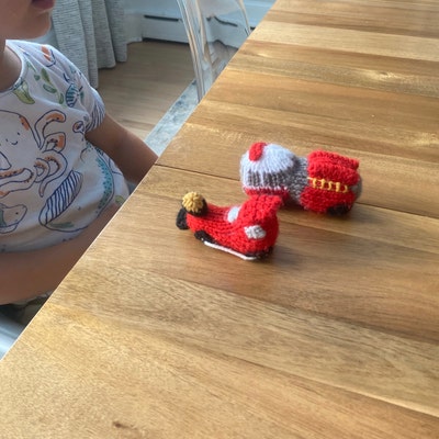 Mini Locomotive Engine Knitted Stuffed Toy Model Train Boys Soft Toys ...