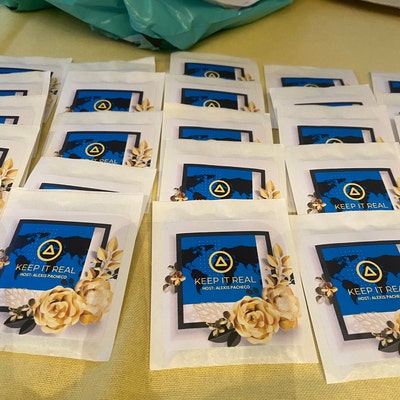 Personalized Tea Bags W/ Custom Label Business Tea Favors, Business ...