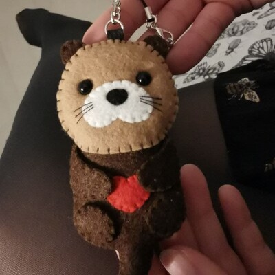 Felt Red Panda Keychain Ornament Kawaii Bag Charm Zoo Animal - Etsy