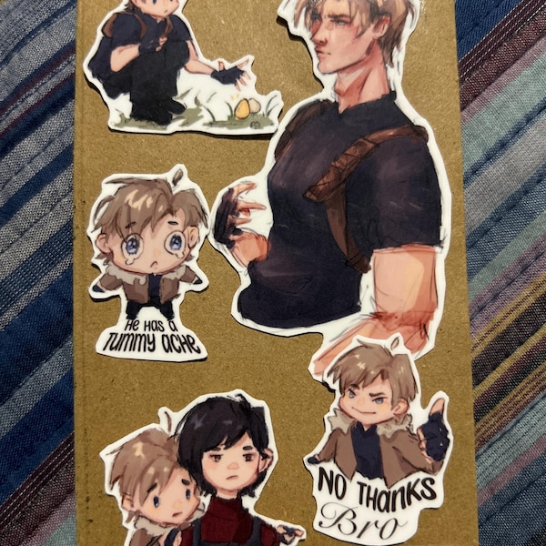 Resident Evil 4 Leon Kennedy Sticker Pack - Etsy