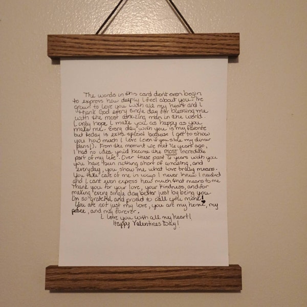 Simple Love Custom Poem - Anniversary Gift - Custom Love Poem Wall ...