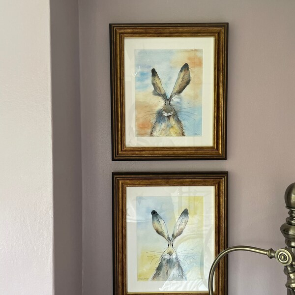 Hare Print, Humphrey the Hare, Rabbit Print, Limited Edition Print - Etsy