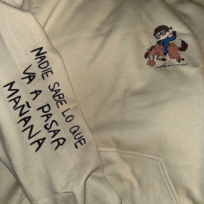 Bad Bunny Sweatshirt NSLQVAPM Most Wanted Tour Nadie Save Lo Que Va a ...