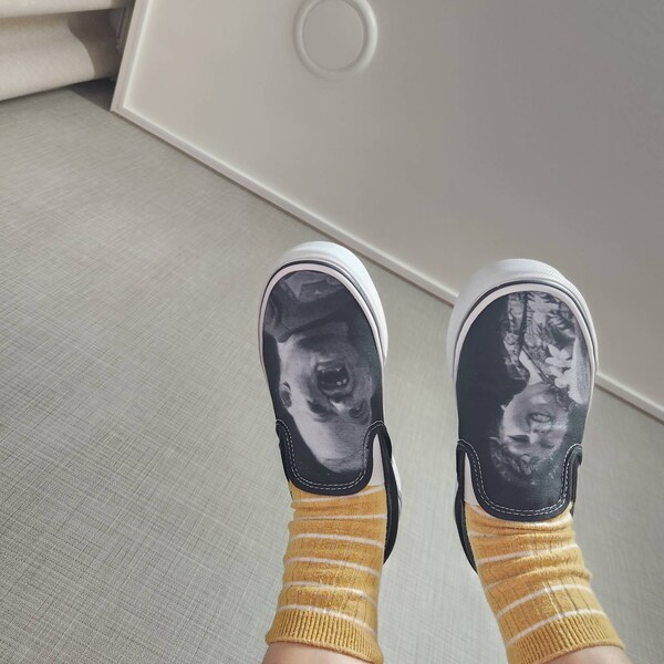 Custom Goonies Inspired Black Slip on Vans (sloth / Chunk) - Etsy