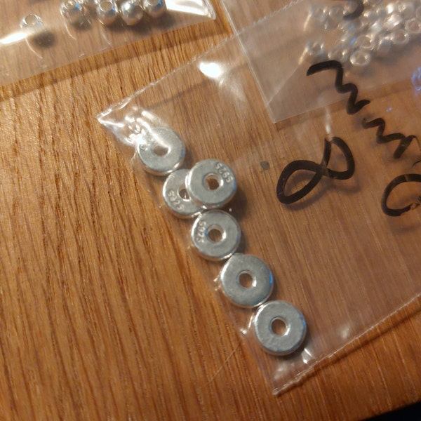 Sterling Silver Slice Blanks, 925 Silver Sheet Wire, Flat Sheet Wire ...