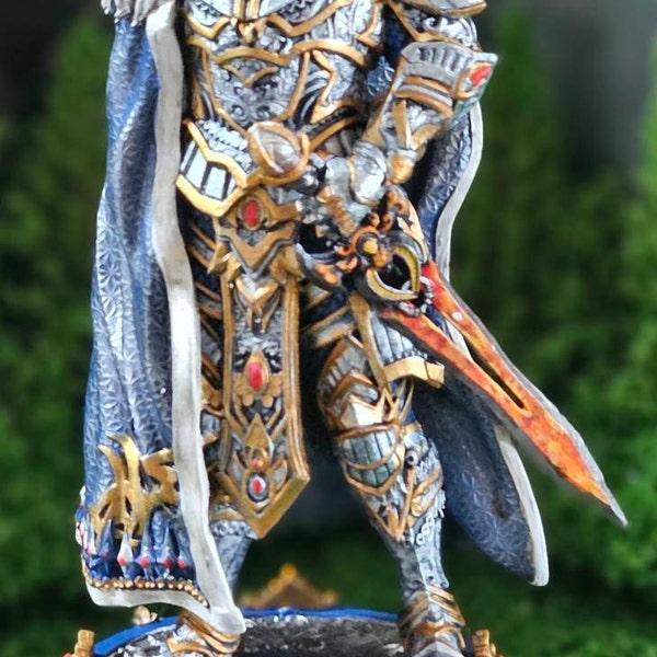 Templar Sword Wielder Crusade Rising 3D Resin Printed 32mm Scale Lord ...
