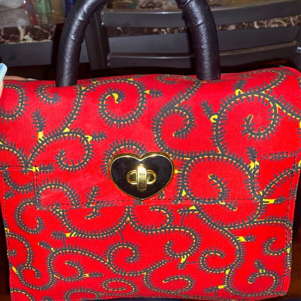 Ankara Shoulder Bag With Matching Headband and Earing African Print ...