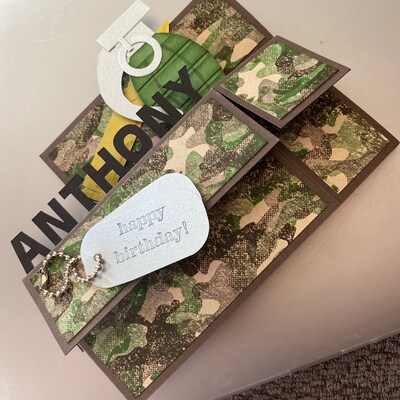 Army Loving Birthday Military Grenade Bullet Tags Patriotic Soldier ...