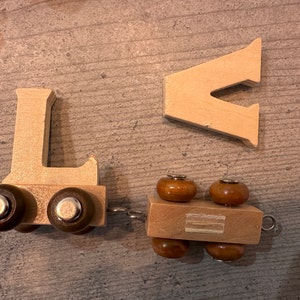 Wood Train, Signature, Letter Train New - Etsy
