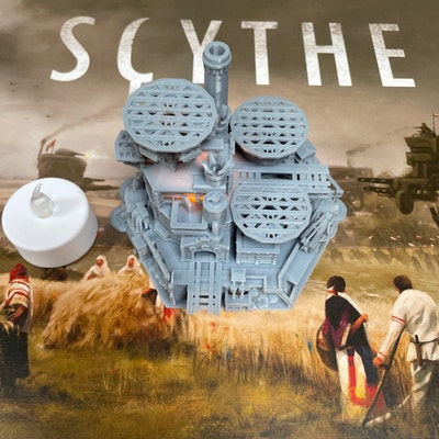 Scythe the Board Game Illuminated Factory Upgrade 3D Printed Model ...