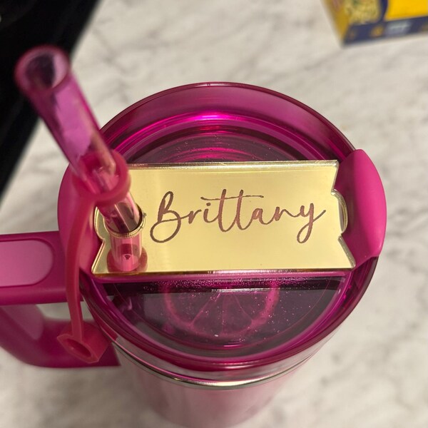 Personalised Tumbler Topper Cup Topper Name Personalised Mug Topper ...