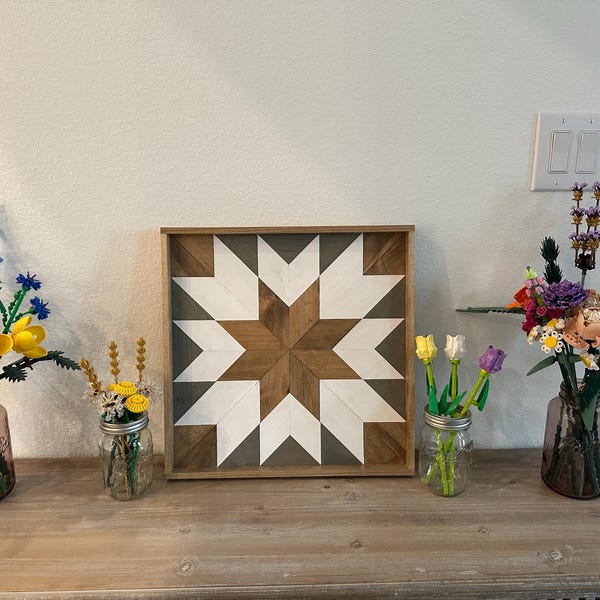 Reclaimed Wood Barn Quilt, Barn Quilt, Barn Quilts, Home Decor Barn ...