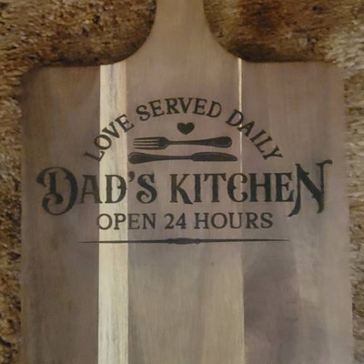 Dad's Kitchen Svg, Cutting Board Svg, Father's Day Svg, Dad Charcuterie ...
