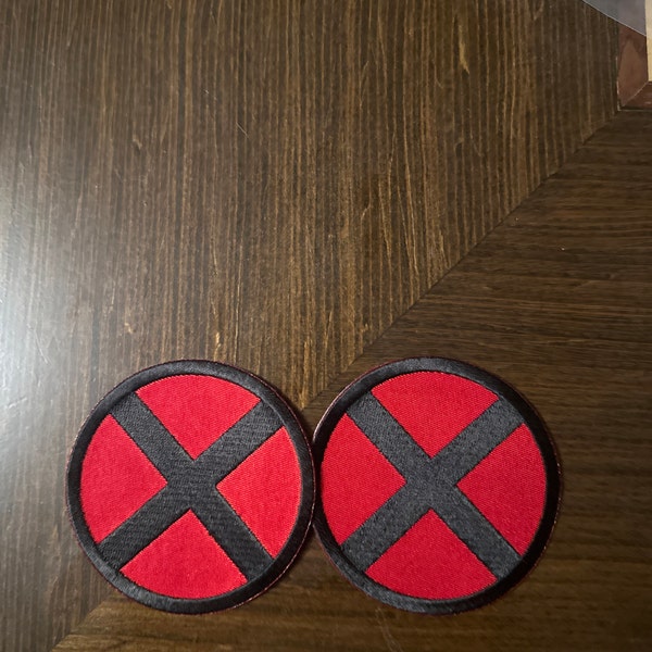 X Men - Various Colors - Embroidered Patch Iron on or Hook Fastener ...