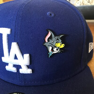 Zombie Tom Cat Cartoon Enamel Lapel Hat Pin - Etsy