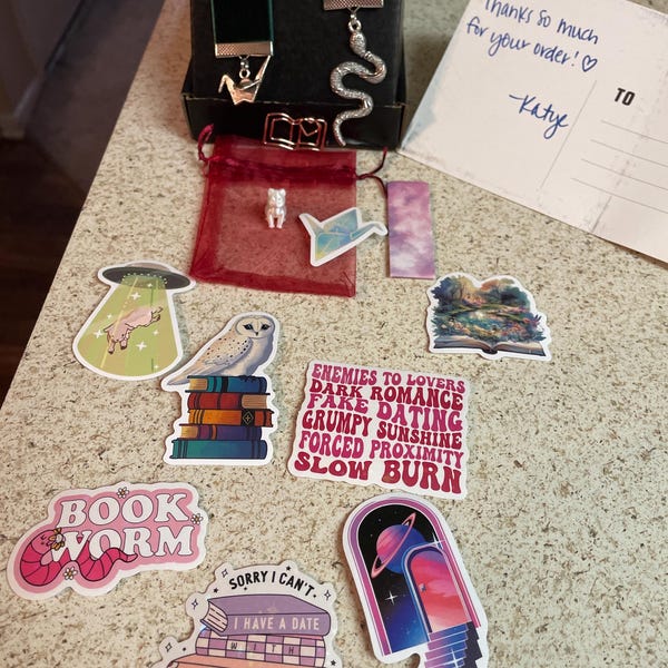 Manacled Dark Green Velvet Bookmark: Silver Snake and Origami Crane ...